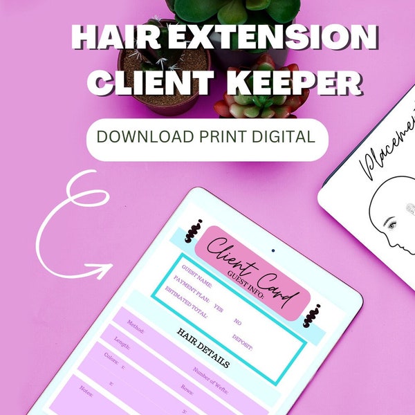 New Client Form Hair Stylist - Etsy