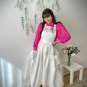 Victorian Style Apron (white) - Etsy