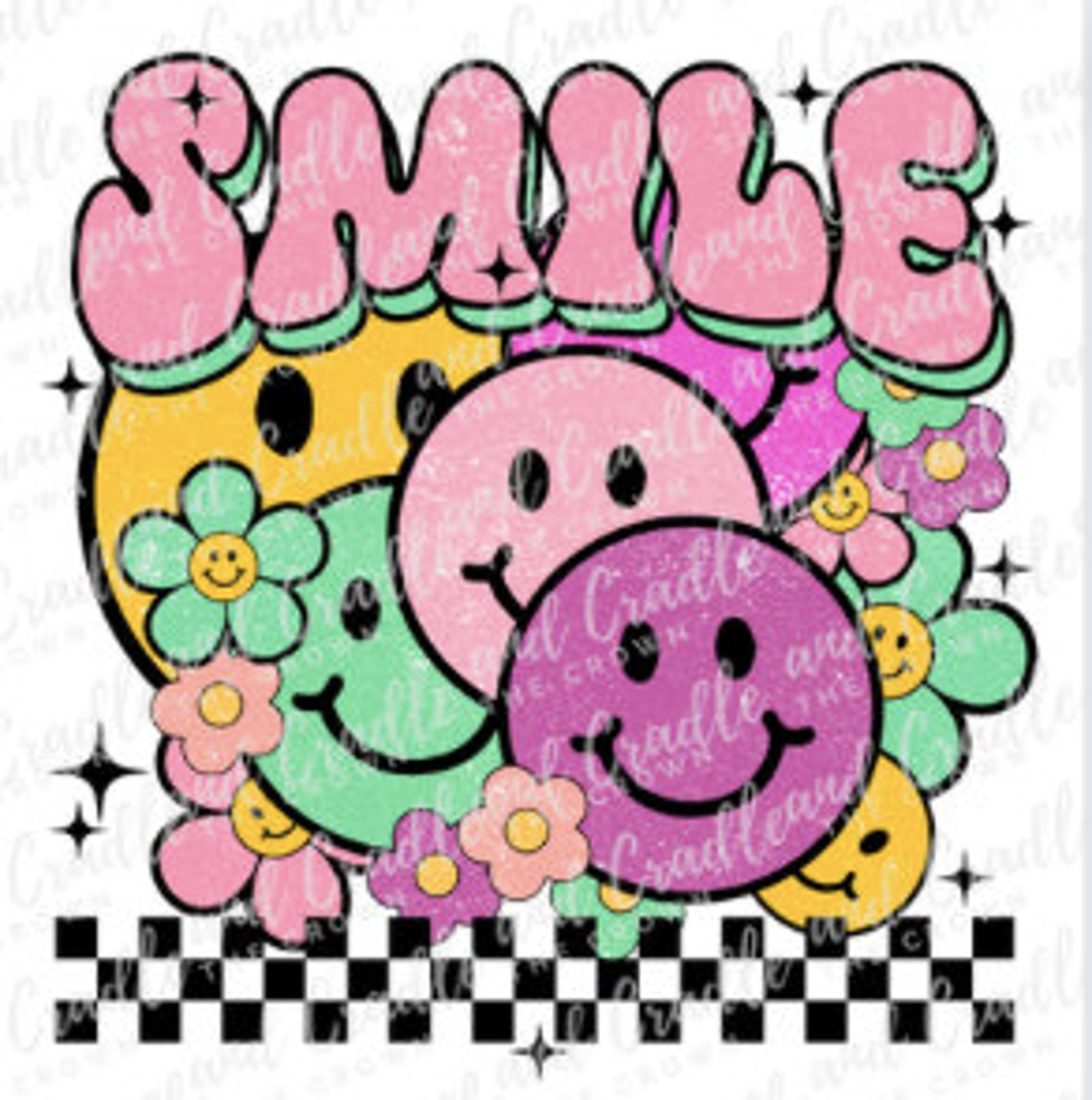 SMILE - RETRO DESIGN - Etsy