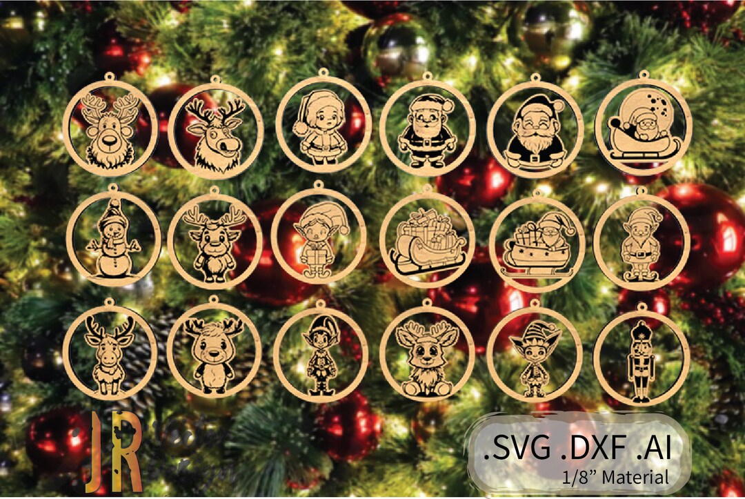 Cartoon Villager 18 Pack SVG DXF Laser Cutter Files for Glow Forge ...