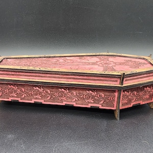 Coffin Box With Ornate Engravings SVG DXF AI - Etsy