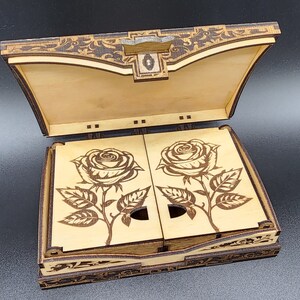 Rose Style Jewelry Box With Inserts SVG DXF AI - Etsy