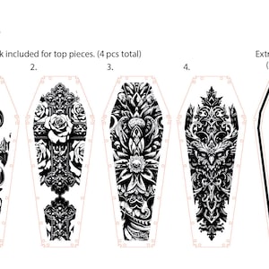 Coffin Box With Ornate Engravings SVG DXF AI - Etsy