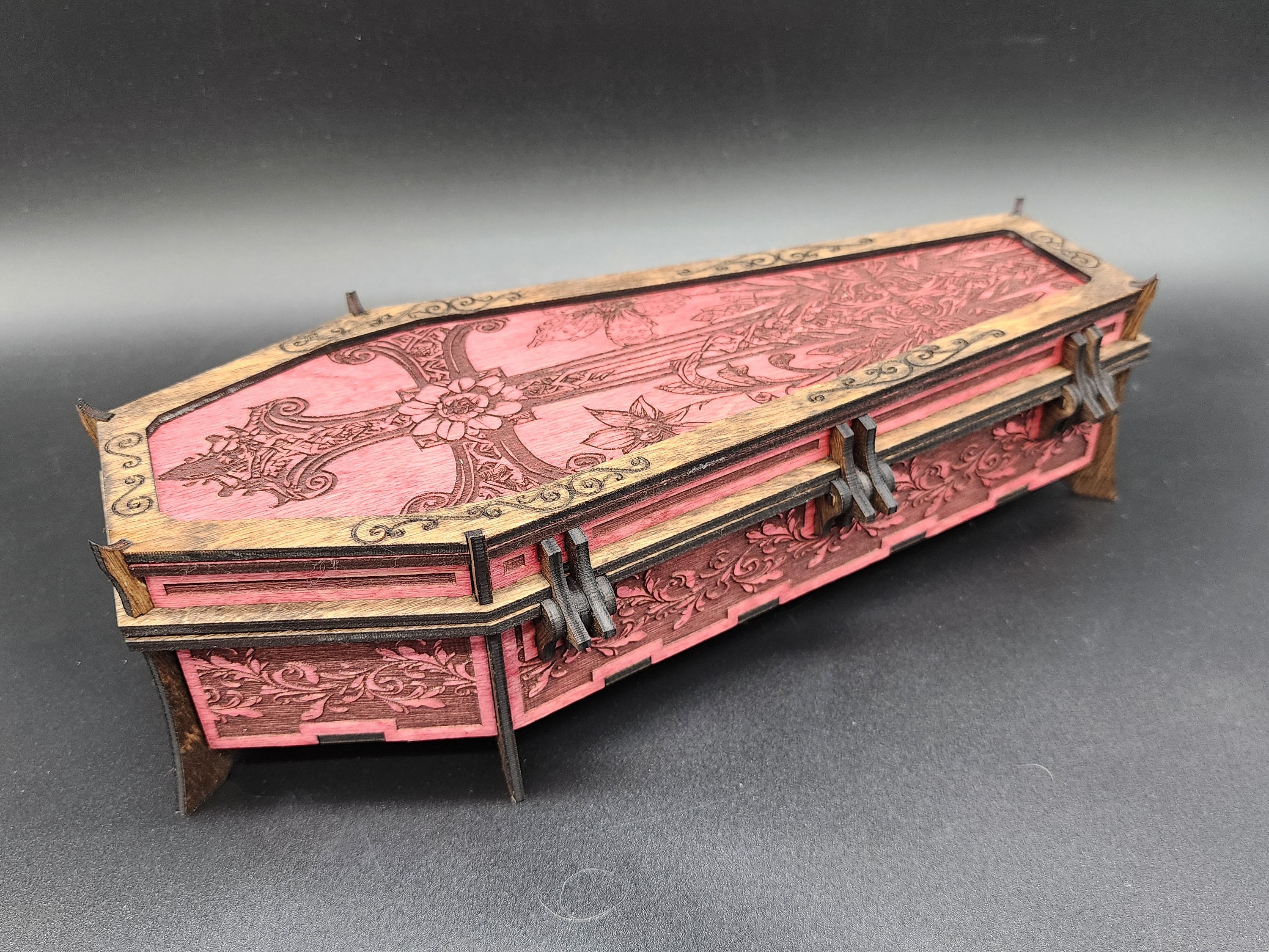 Coffin Box With Ornate Engravings SVG DXF AI - Etsy