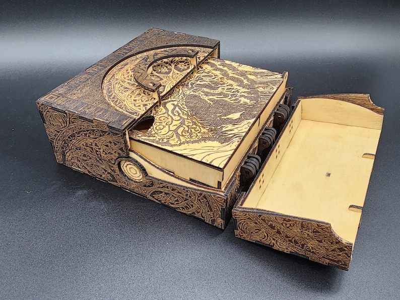 Elven Tree of Life Engraved Jewelry Box SVG DXF AI - Etsy