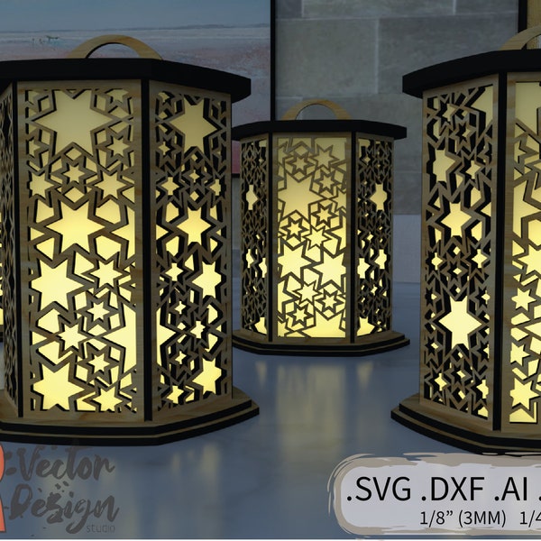 Laser Cut Tea Light Box - Etsy