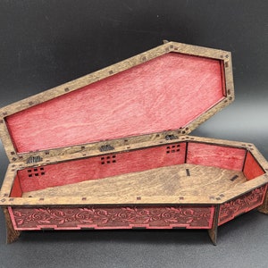 Coffin Box With Ornate Engravings SVG DXF AI - Etsy