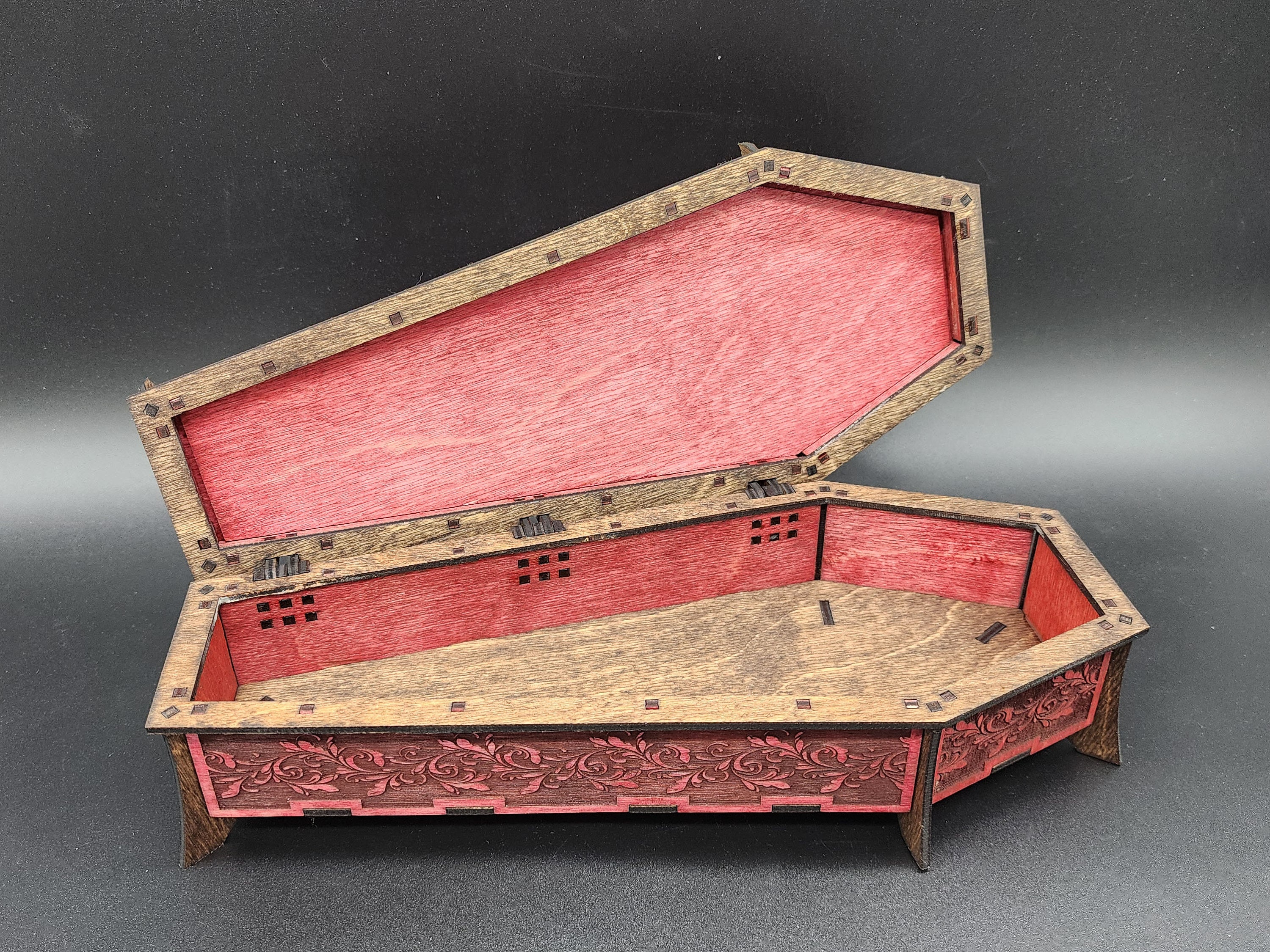 Coffin Box With Ornate Engravings SVG DXF AI - Etsy