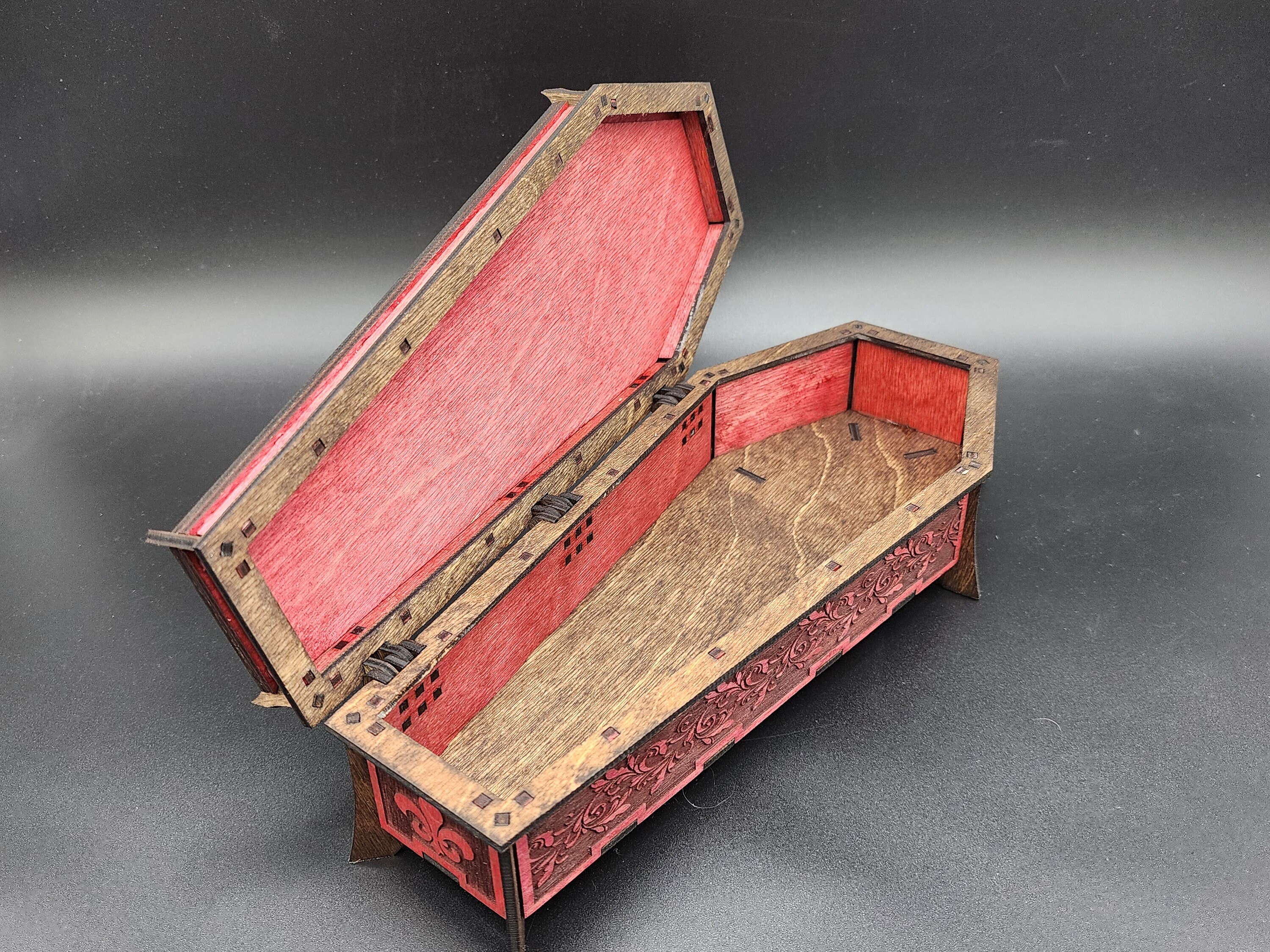 Coffin Box With Ornate Engravings SVG DXF AI - Etsy
