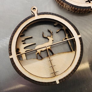 Hunters Ornament 13 Pack - SVG DXF Laser Glow Forge Vector Woods Wild ...