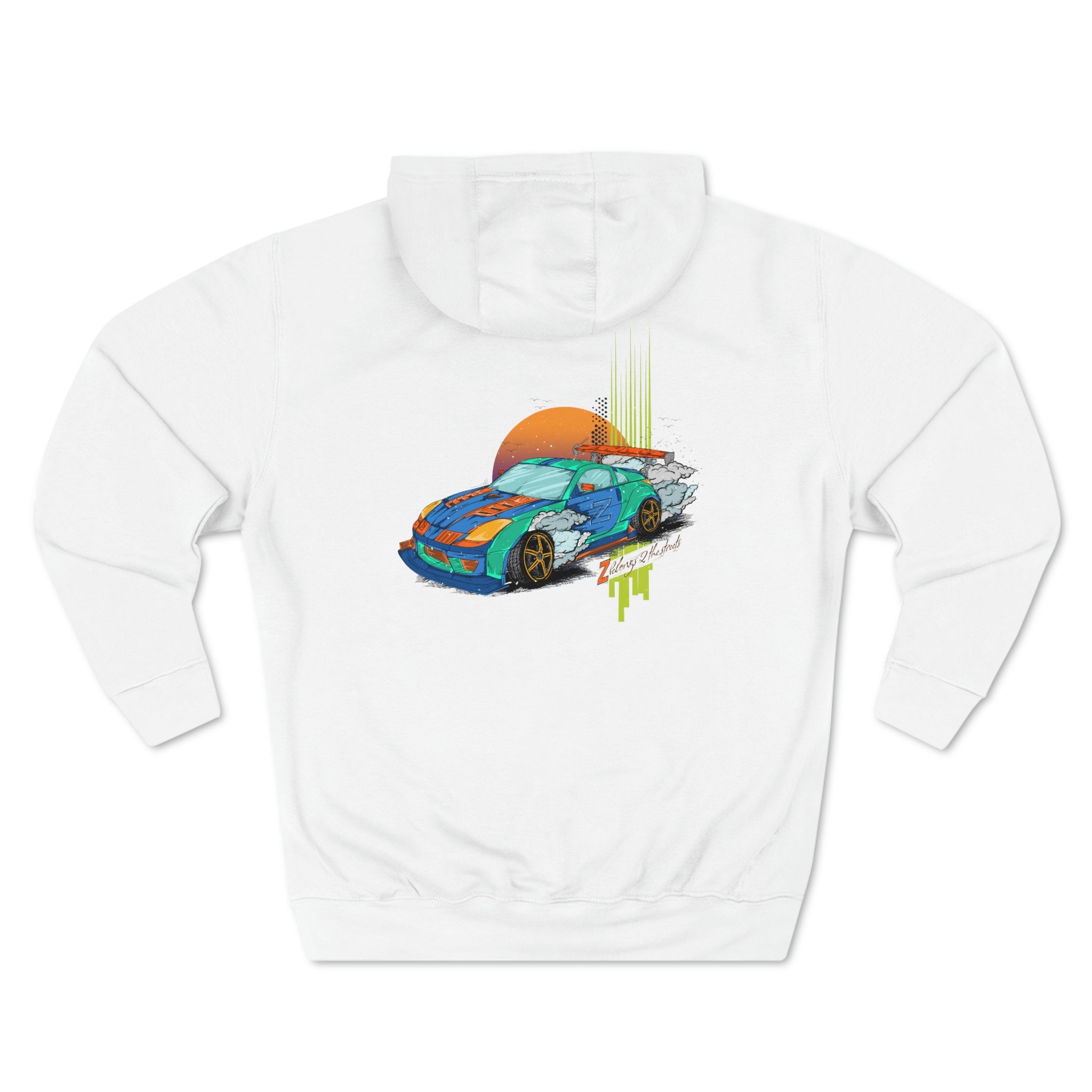 Z Belongs to the Streets Jdm Car Hoodie 350z, 370z, Nismo, GTR, Nissan ...