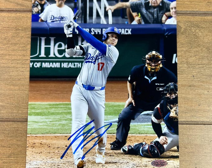 Signed Shohei Ohtani 8x10 Photo Los Angeles Dodgers Baseball Autograph ...
