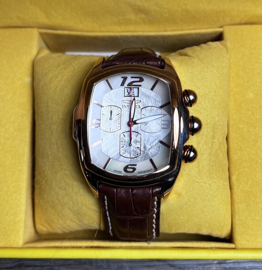 Invicta Mens Meteorite Grand Lupah Chronograph Limited Edition Swiss ...