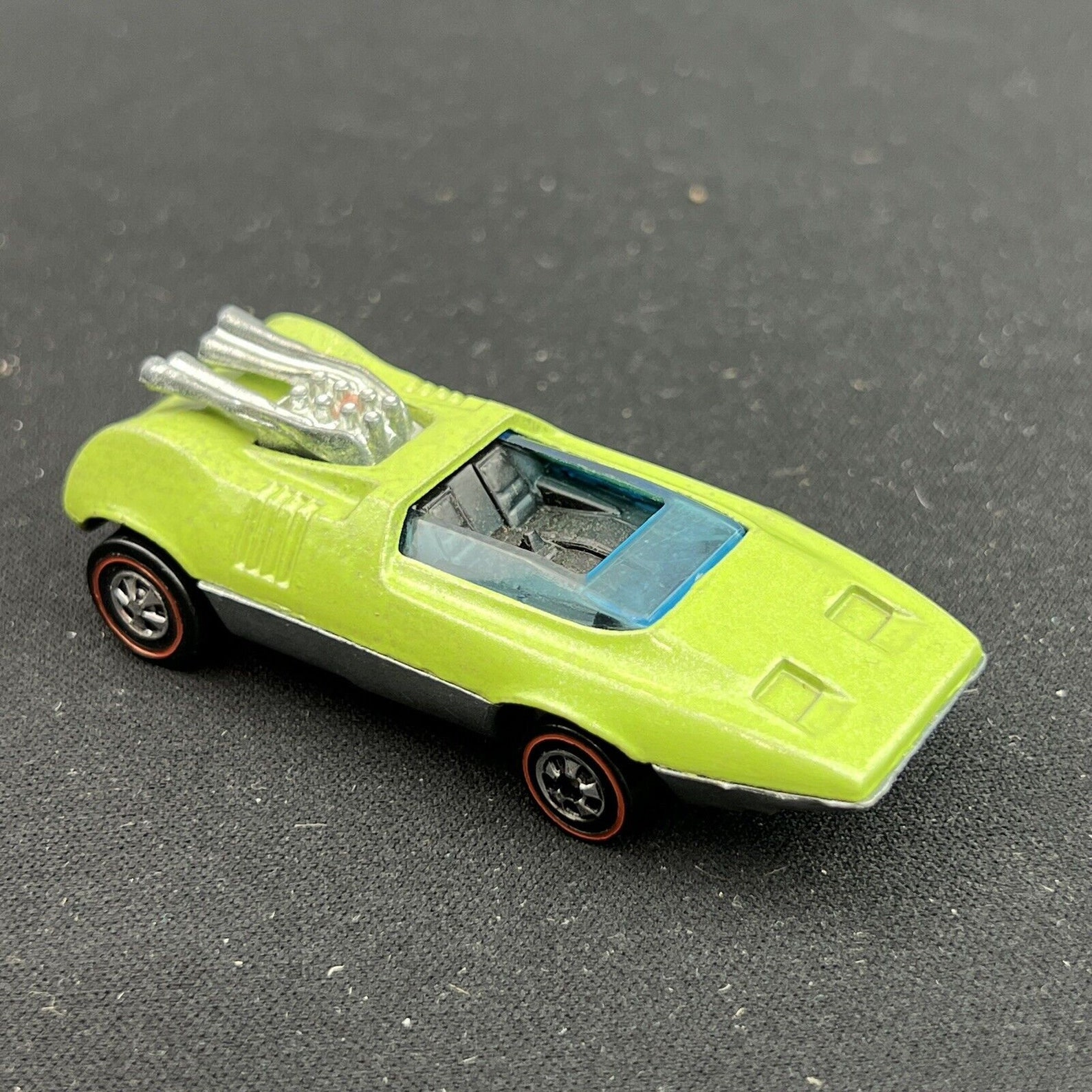 VTG 1969 Hot Wheels Redline Peeping Bomb RARE Light Green Blue Window ...