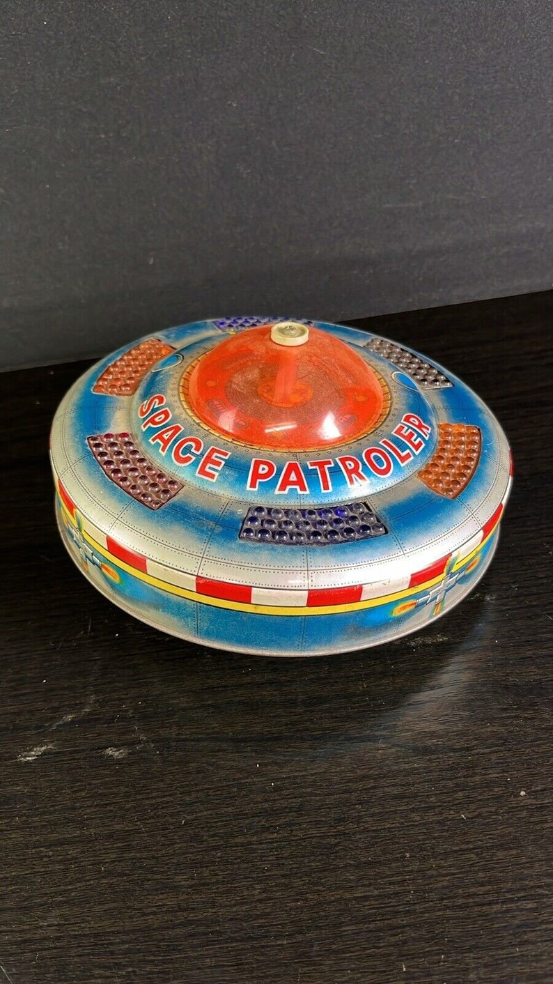 Vintage King Flying Saucer Space Patroler X081 Ufo KO Japan Tin Toy - Etsy