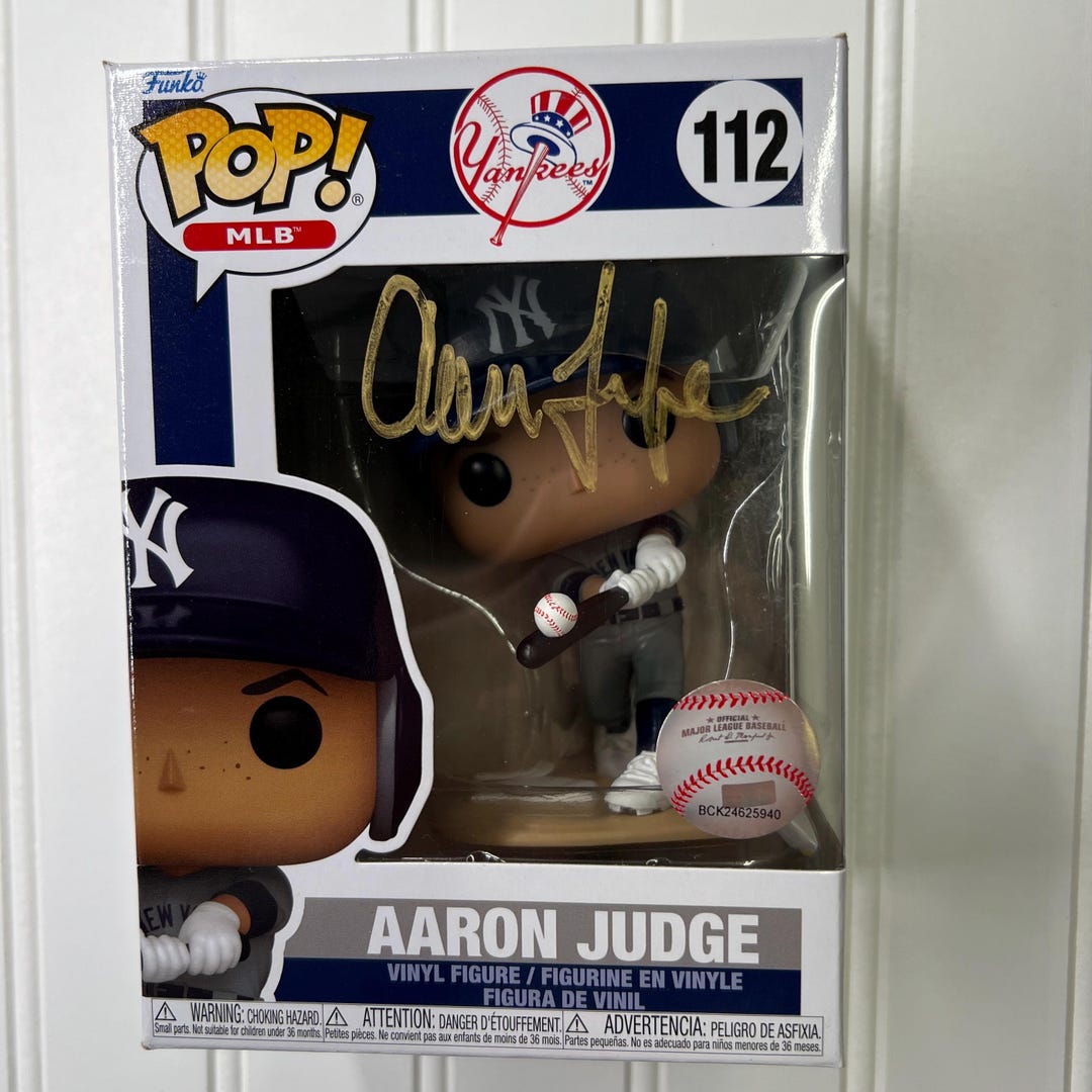 Aaron Judge Signed Funko Pop New York Yankees Autograph COA #99 MLB ...