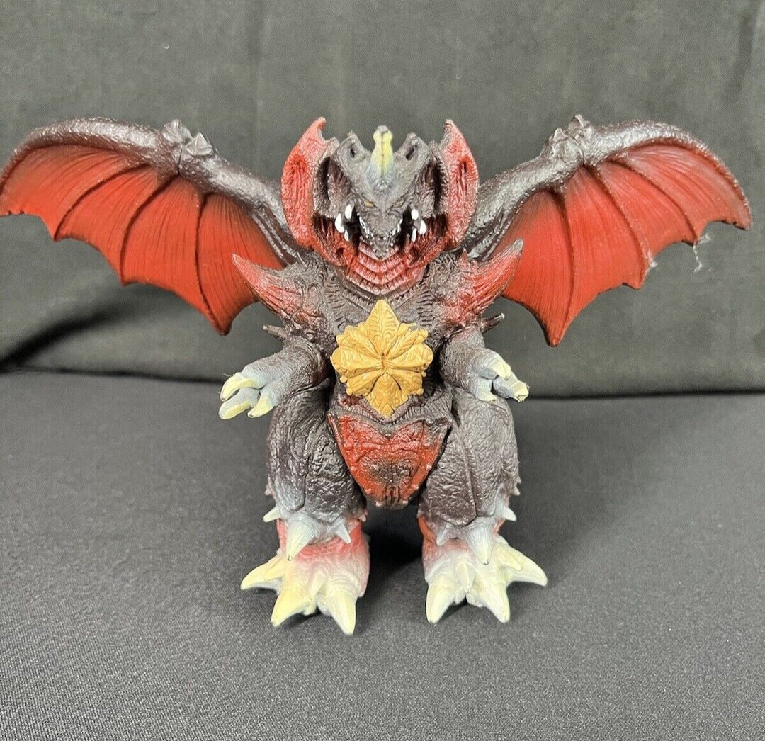 1998 Bandai Godzilla DESTROYAH Vinyl 6 Action Figure Kaiju Destoroyah W ...