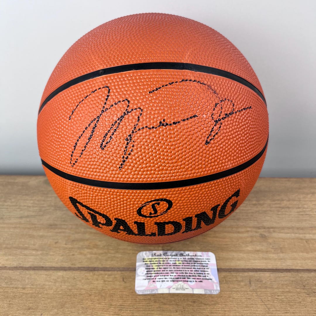 Signed Michael Jordan Chicago Bulls Autographed Basketball COA AUTHENTIC - Etsy