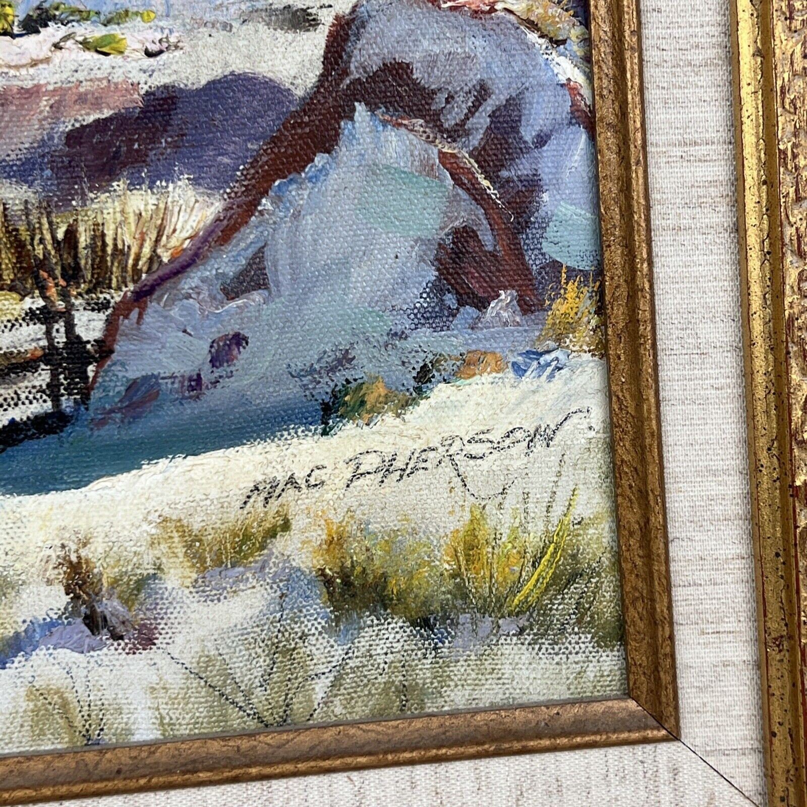 Artist Earl Macpherson Original Oil Painting 19th Century Glory on the ...