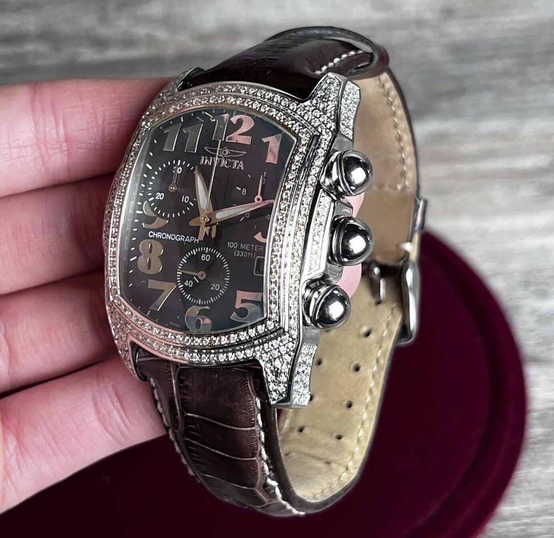 INVICTA 9952 Lupah Pave Diamond Watch - Etsy