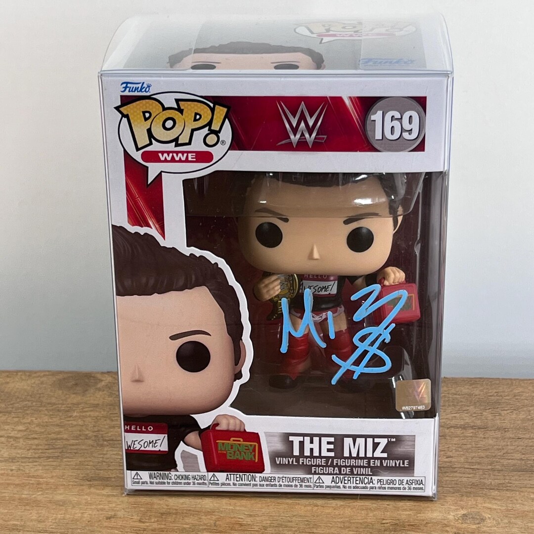 The Miz Signed Autographed WWE Funko Pop! #169 COA HOLOGRAM - Etsy