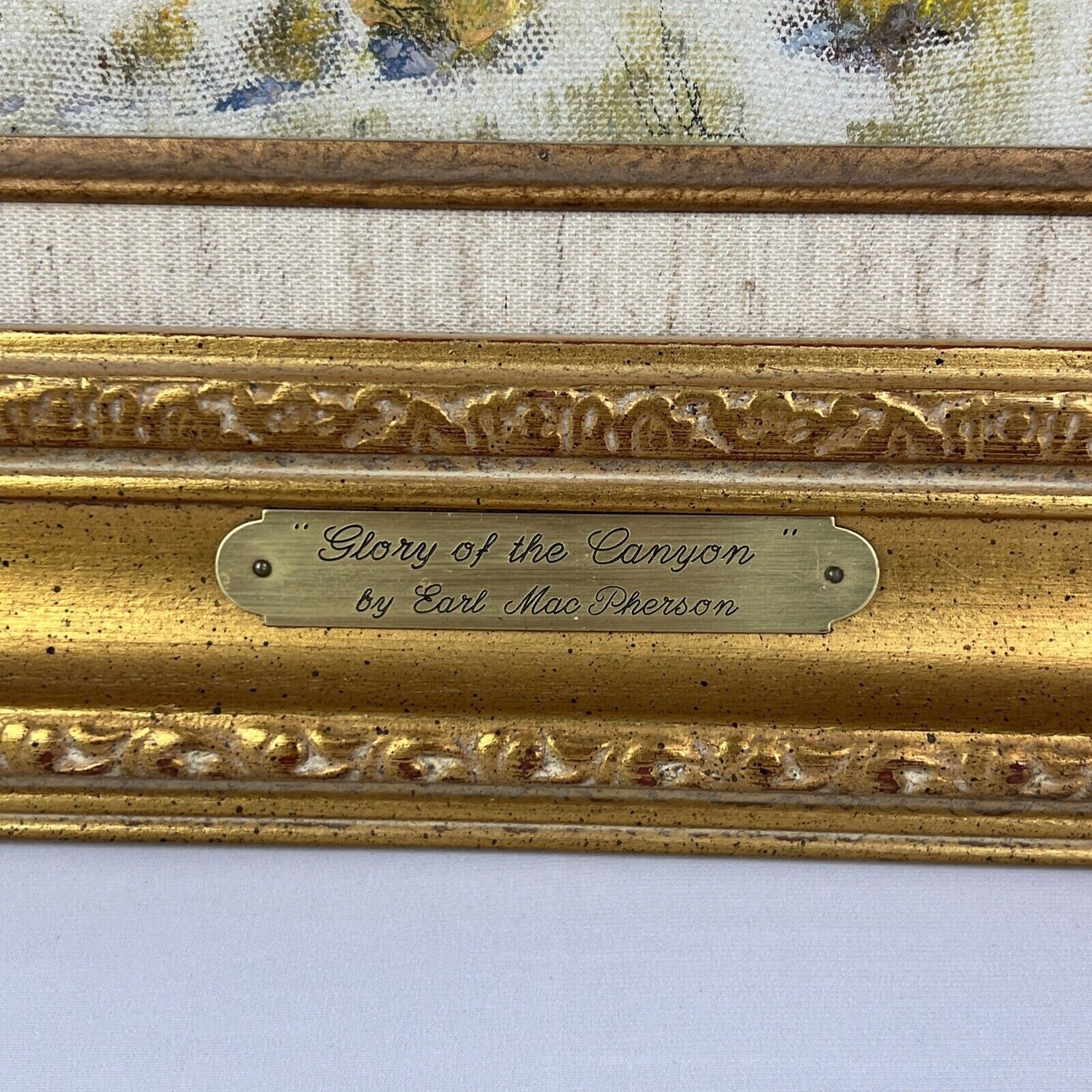 Artist Earl Macpherson Original Oil Painting 19th Century Glory on the ...
