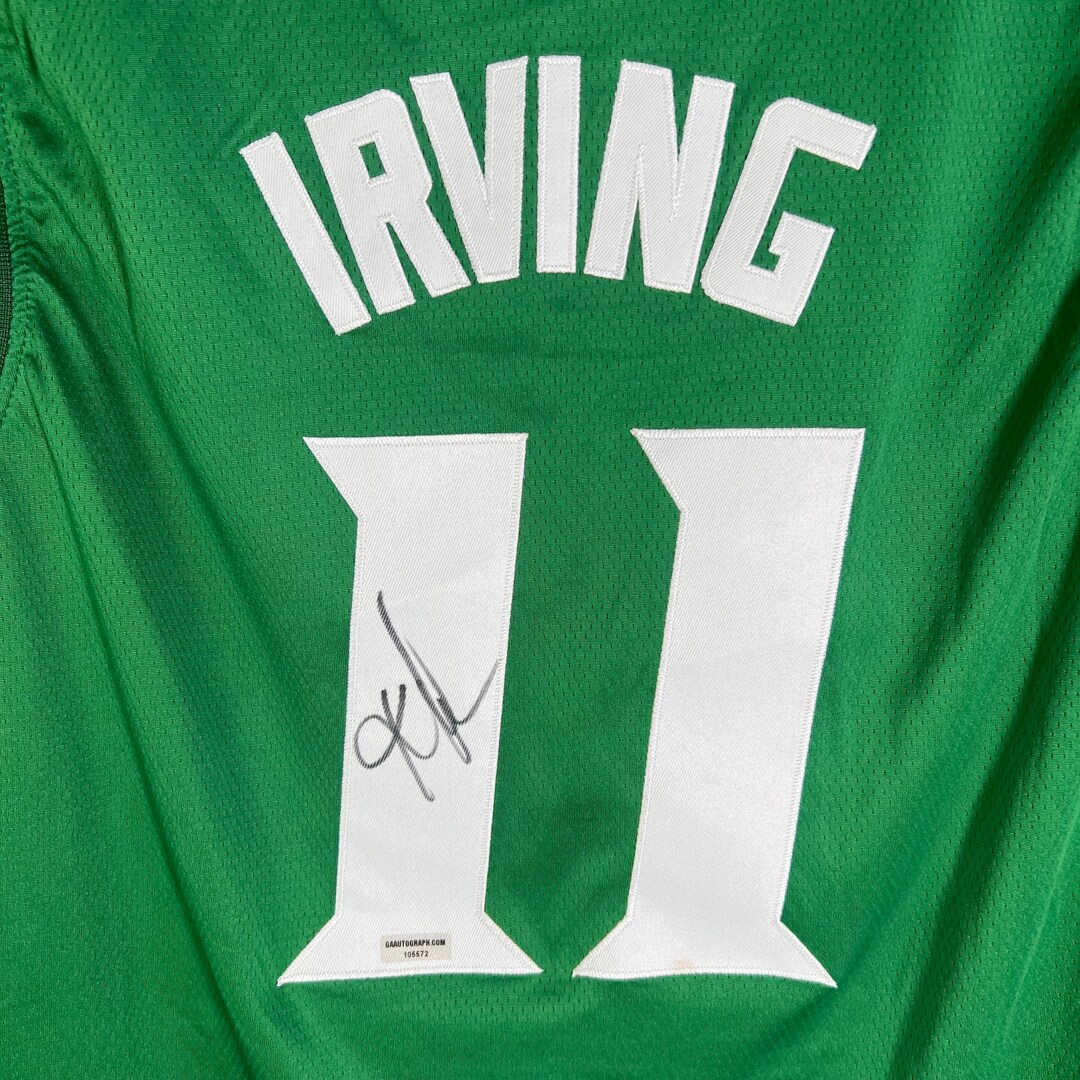 Signed Kyrie Irving Celtics Jersey, St. Patrick #11, With COA - Etsy