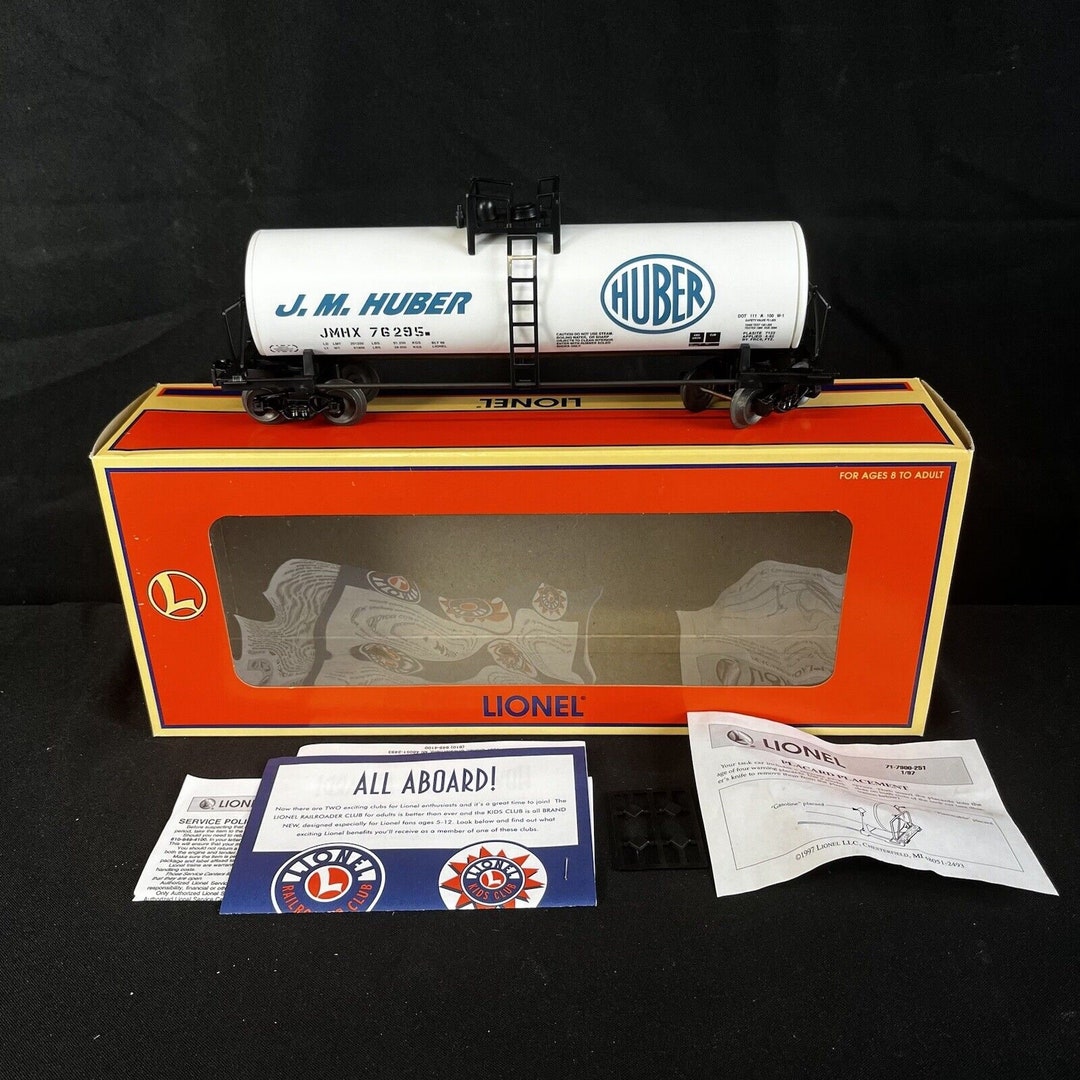 O Gauge Lionel 6-17913 J.M. Huber Tank Car #JMHX 76295 O866 - Etsy