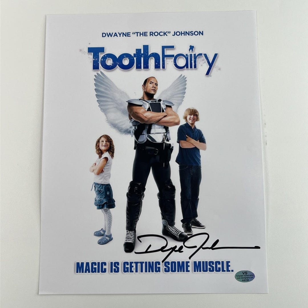 Dwayne ‘the Rock’ Johnson Signed Photo Autographed 8x10 Photograph ...