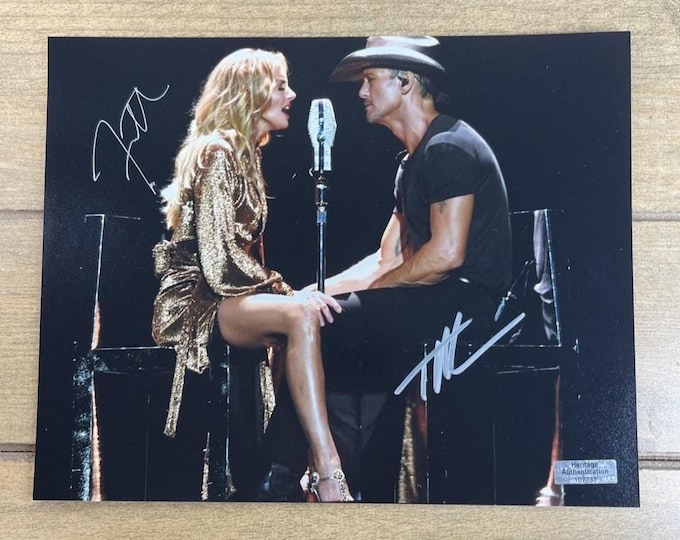 Faith Hill & Tim Mcgraw Signed Photo Country Superstars Autographed ...