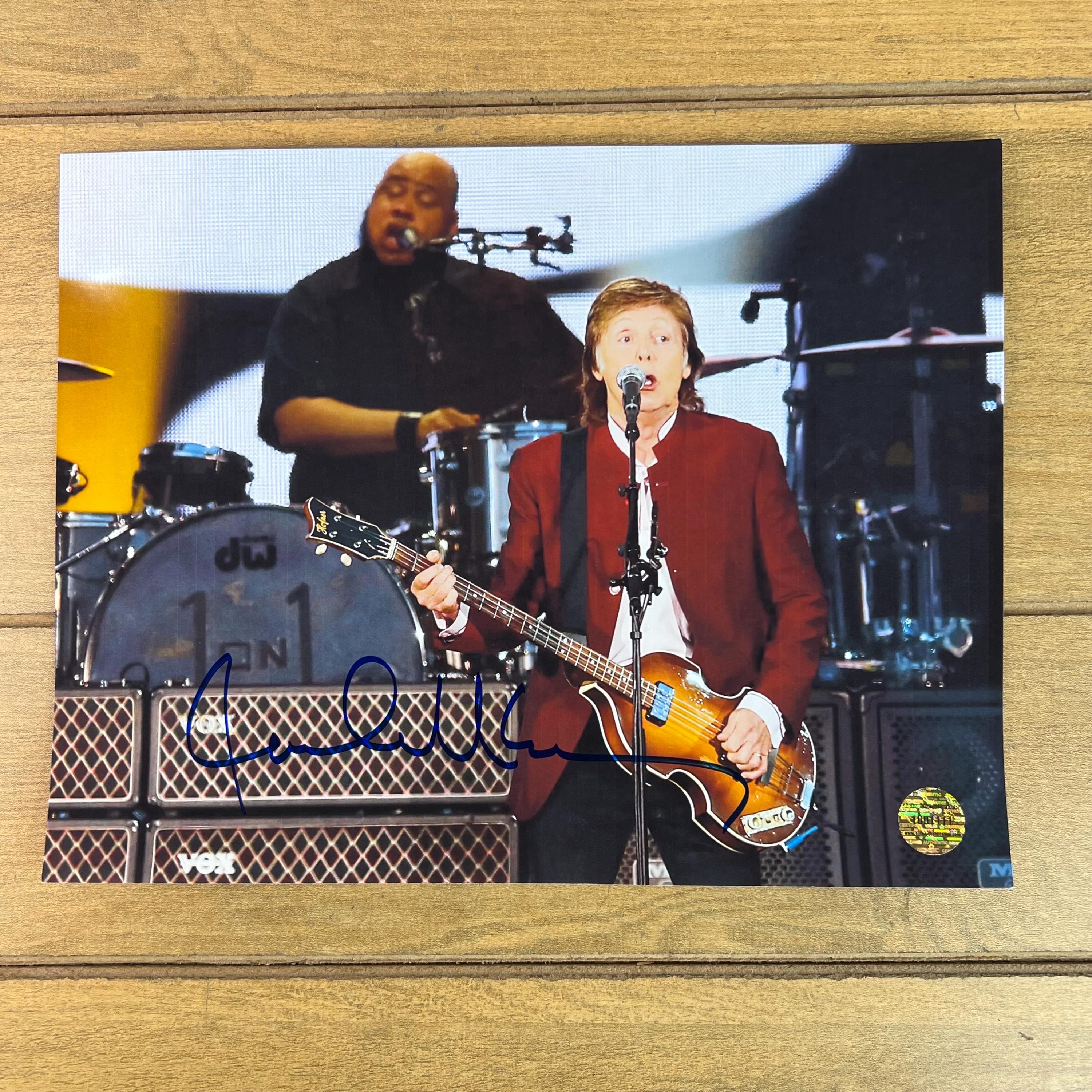 Paul Mccartney Hand Signed 8.5x11 Photo Beatles Legend Autographed COA ...
