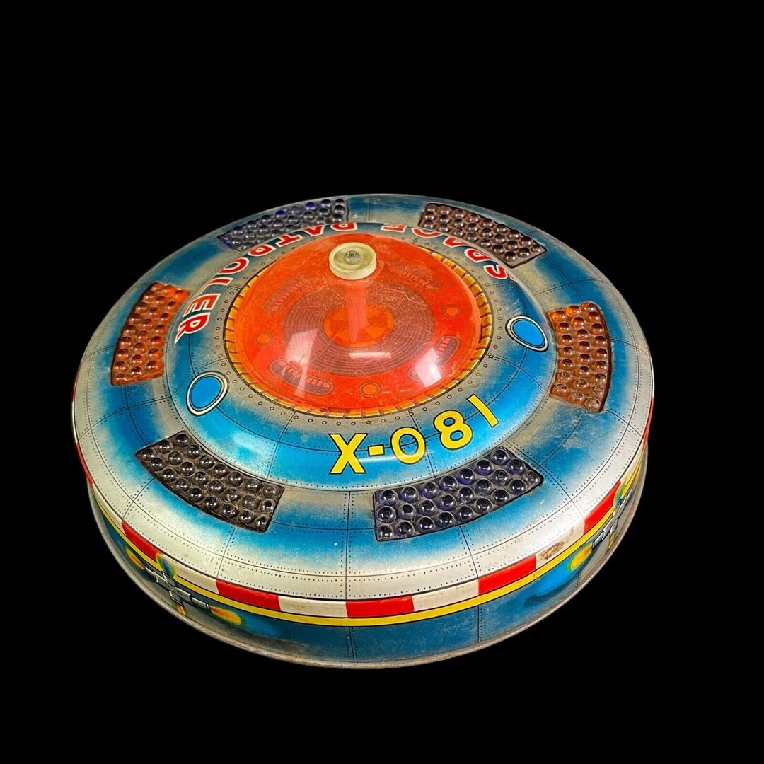 Vintage King Flying Saucer Space Patroler X081 Ufo KO Japan Tin Toy - Etsy