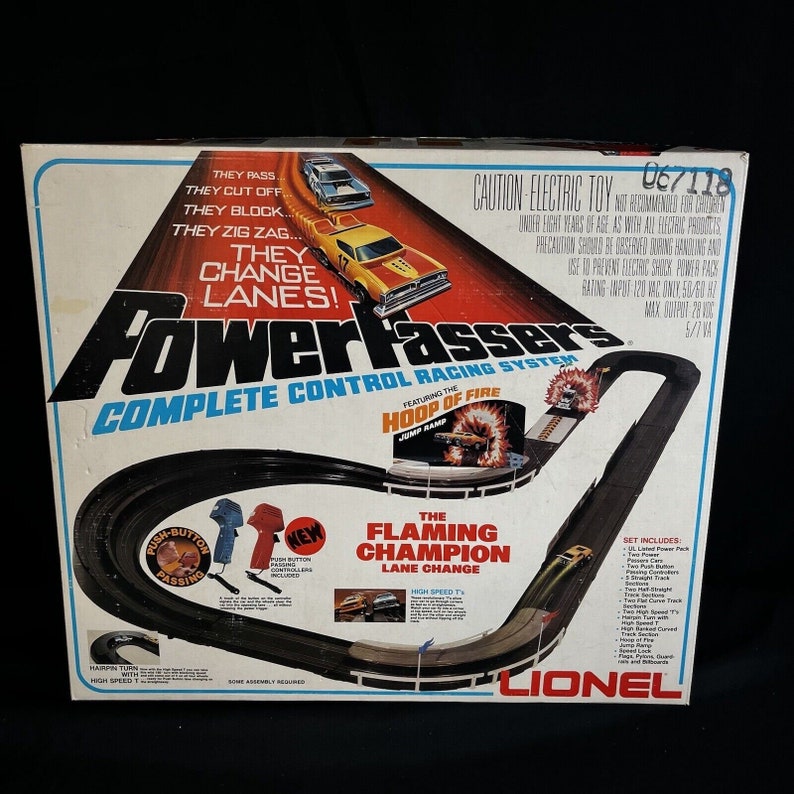 1977 Lionel Power Passers Complete Control Racing System Flaming ...