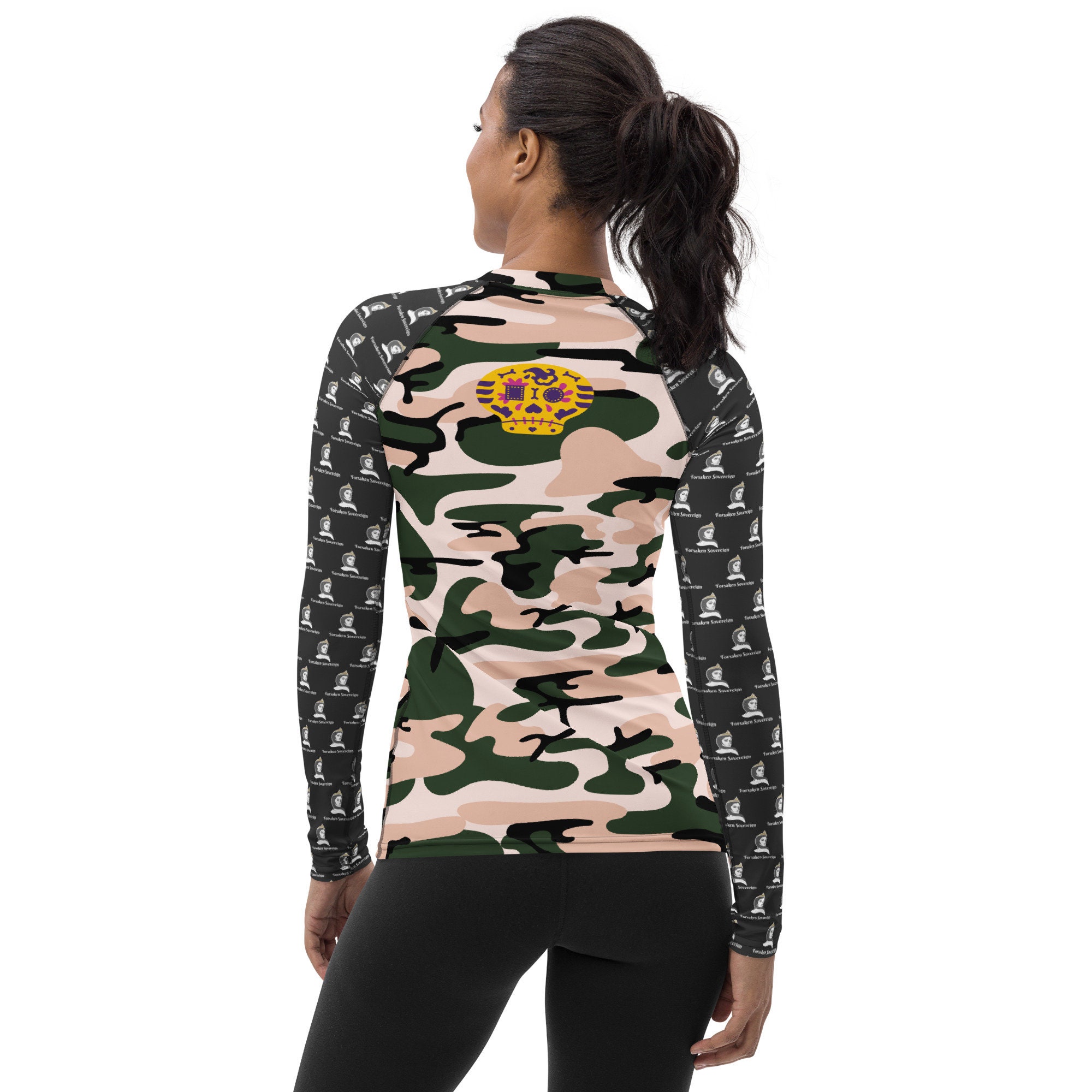 Forsaken Sovereign Pink Camo Women's Rash Guard - Etsy