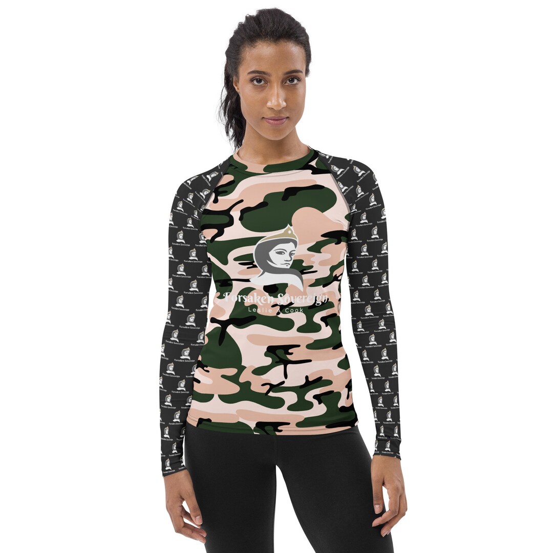 Forsaken Sovereign Pink Camo Women's Rash Guard - Etsy