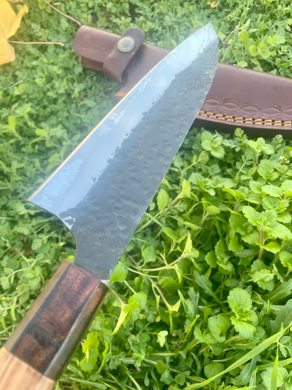 Japanese Kiritsuke Style Handel, Handmade Kitchen/ Chef Knife-high ...