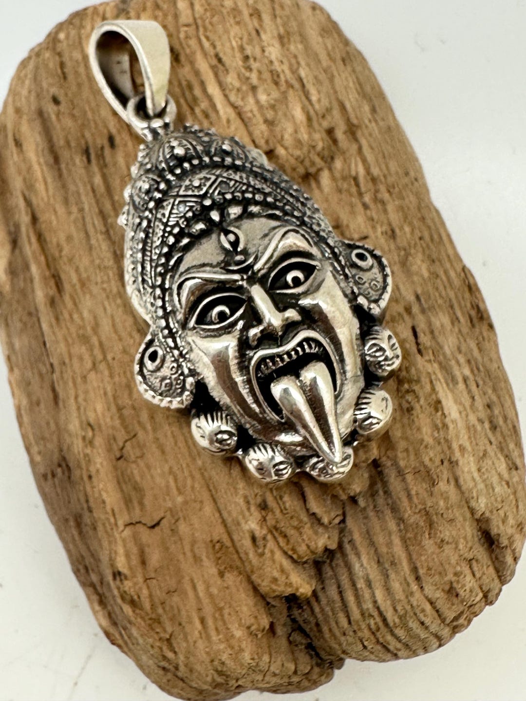 Goddess Kali, Sterling Silver Kali, Hindu Jewel, - Etsy