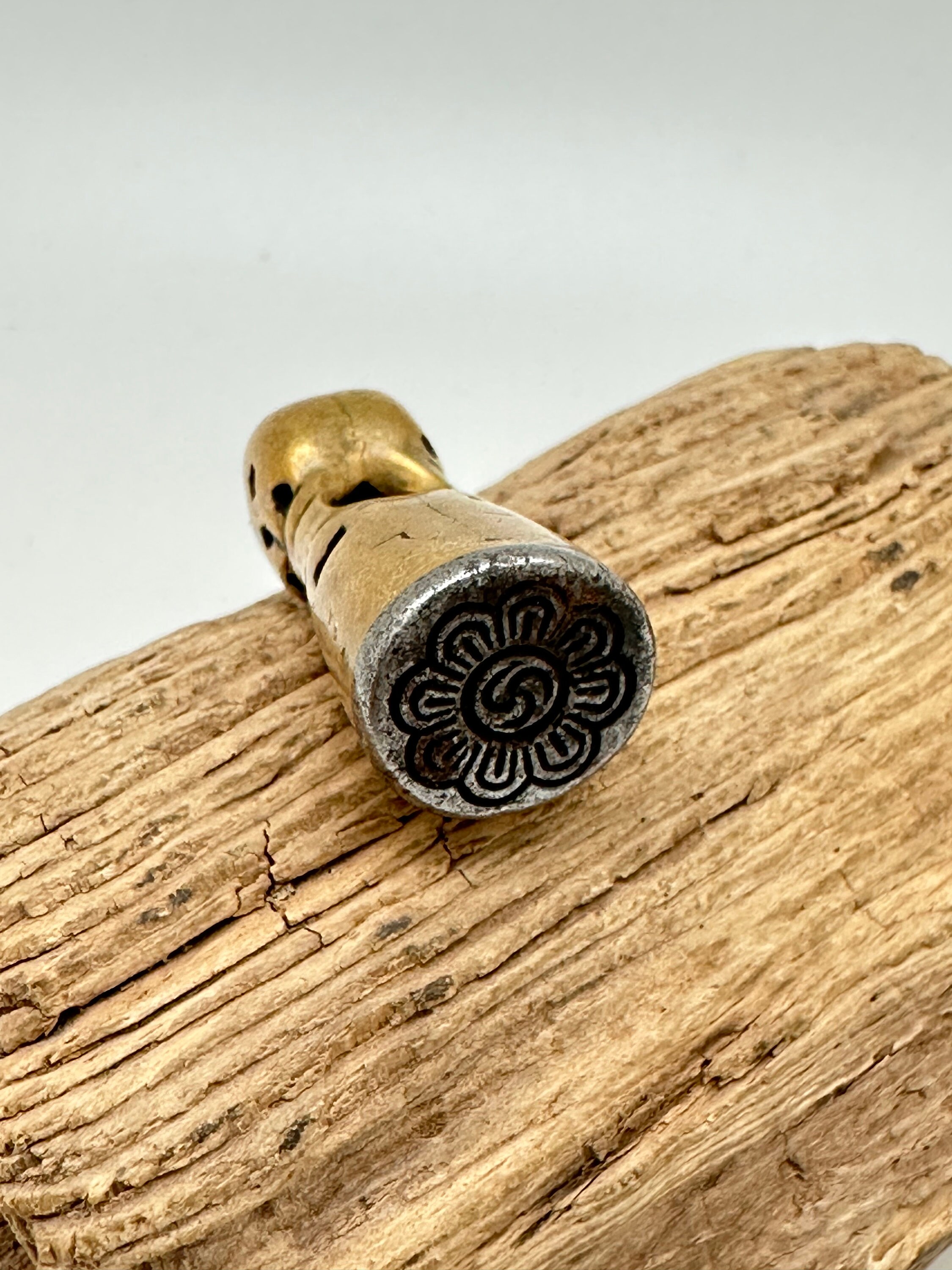 Tibetan Antique , 17th Century Brass and Iron Seal, - Etsy