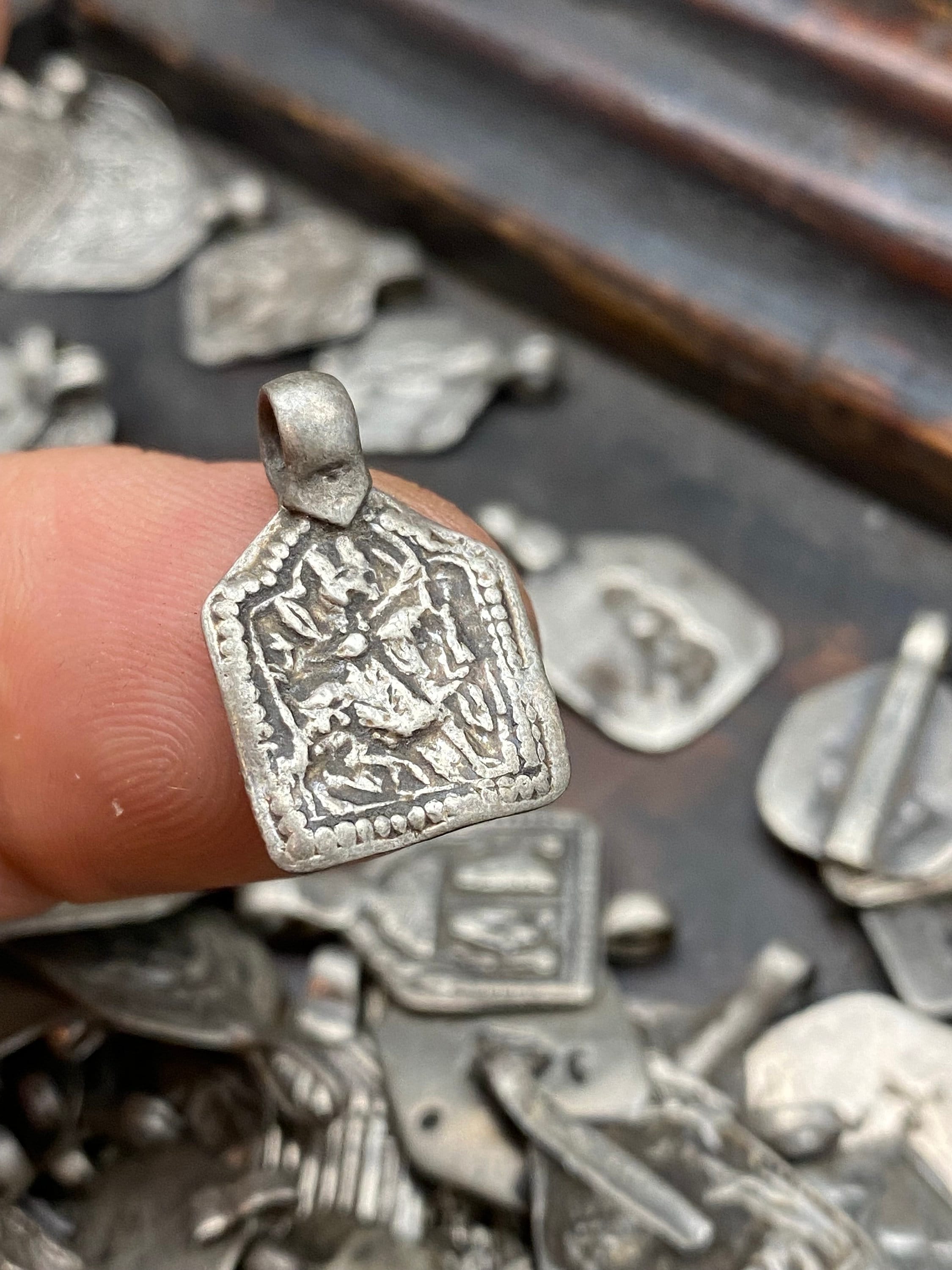 Vintage Sterling Silver Amulet, Master Handcrafted, Price for Each - Etsy