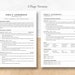 ATS Friendly Resume Template for Google Docs, Word & Pages, Resume and ...