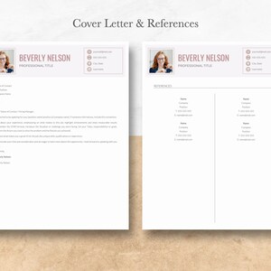 Combination Resume Template With Photo for Google Docs, Word & Pages ...