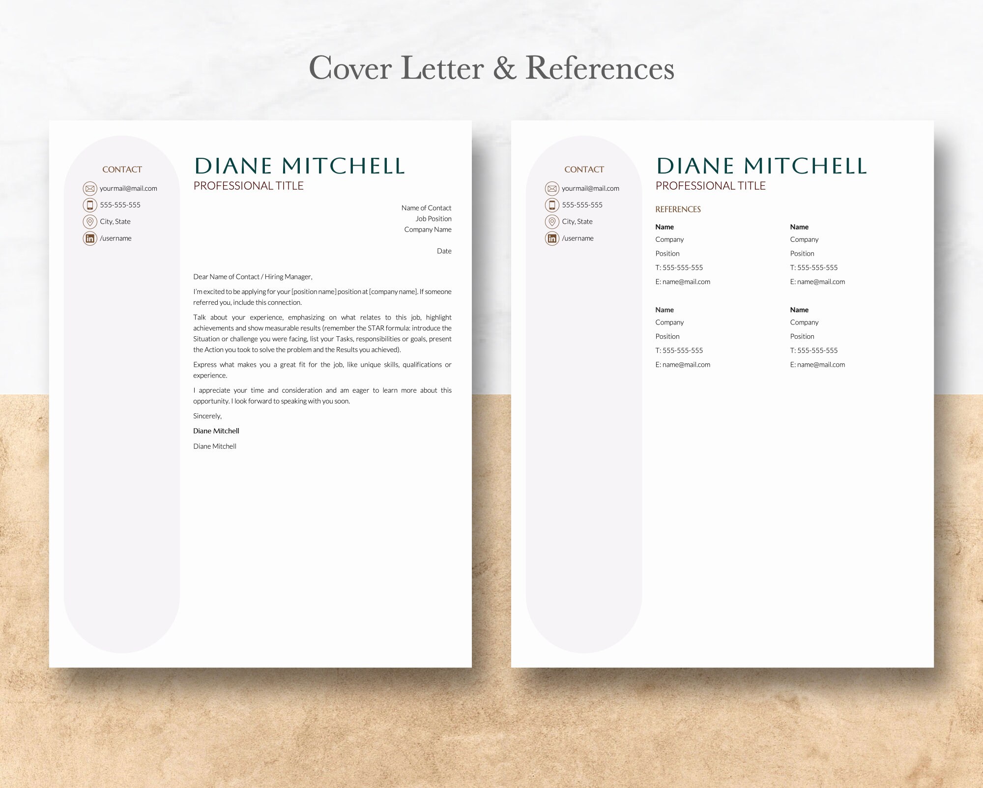 Functional Resume Template for Google Docs, Word & Pages, Resume and ...