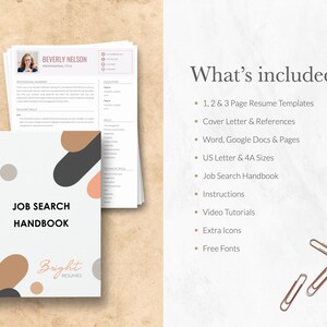 Combination Resume Template With Photo for Google Docs, Word & Pages ...