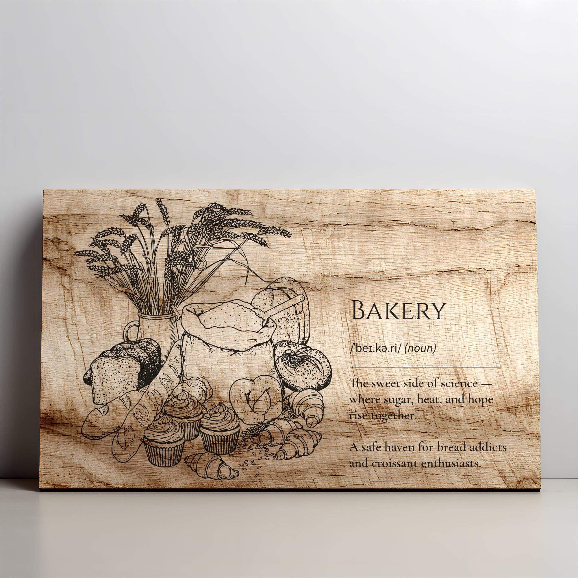 Baking Definition SVG PNG, Charcuterie, Cutting Board Laser Engrave SVG ...