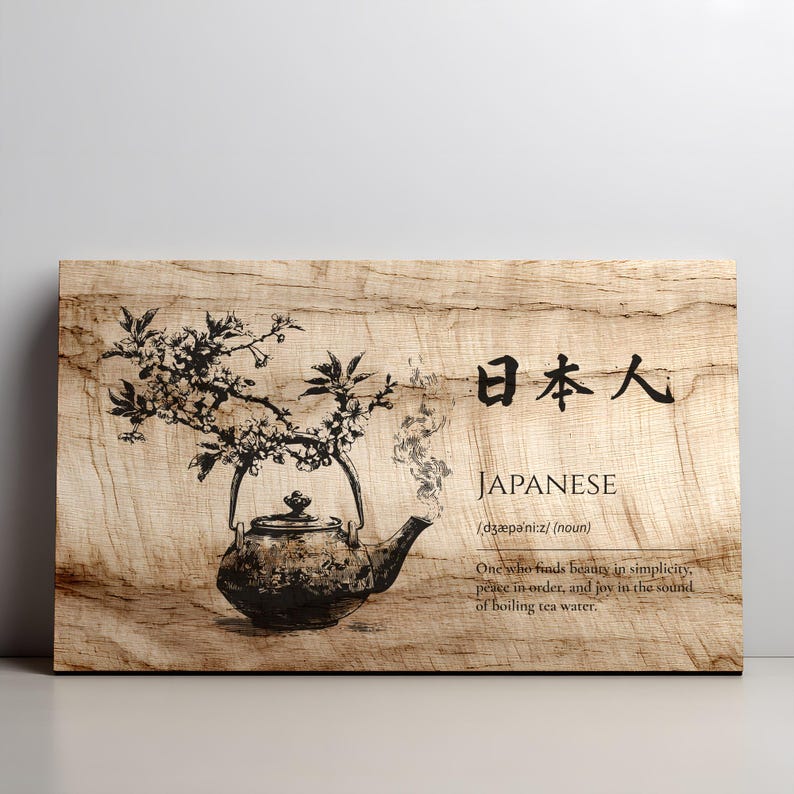 Japanese Definition Board SVG PNG, Asian Inspired Art, Japanese Signs ...