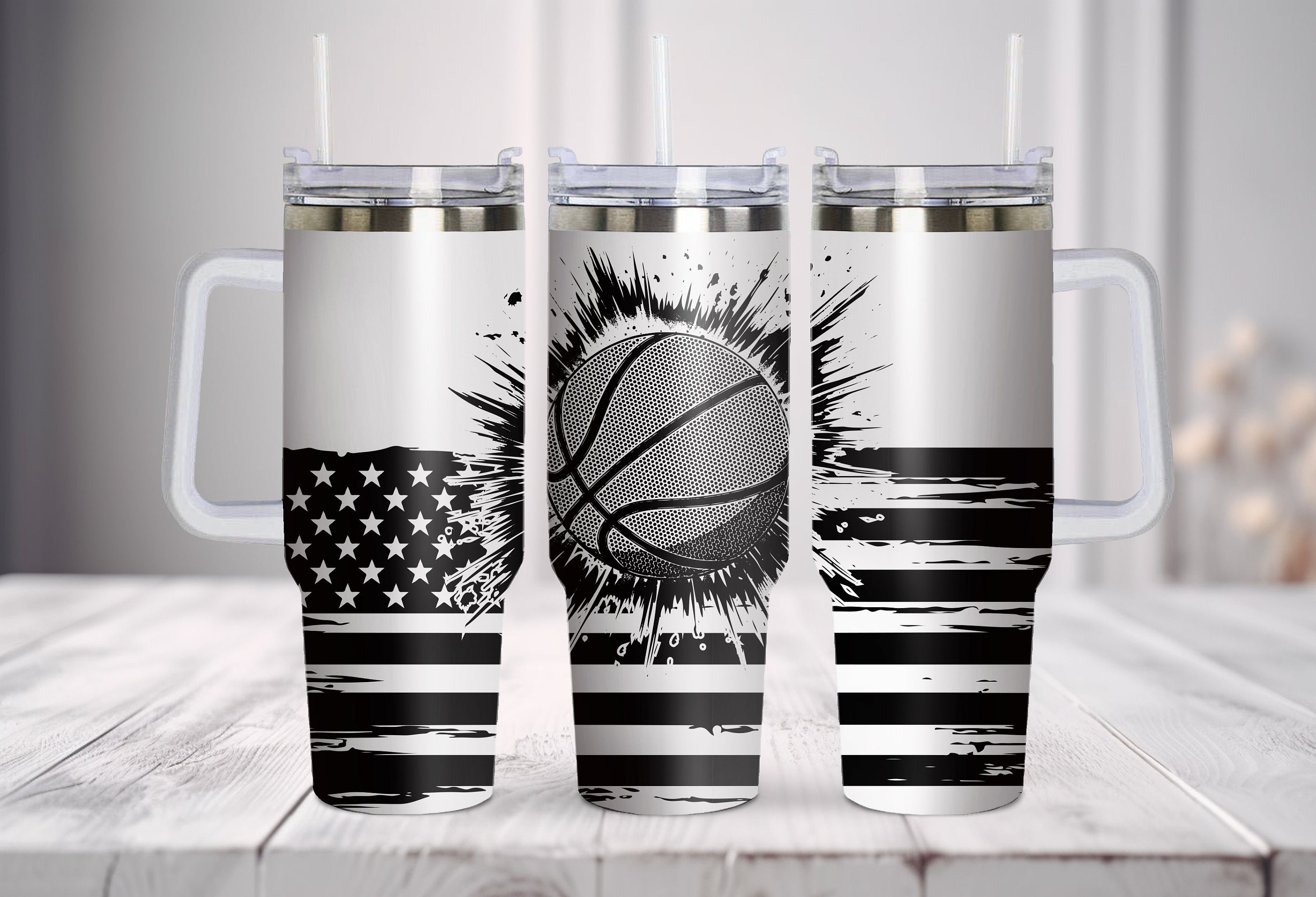 Basketball Tumbler Wrap SVG, PNG Seamless Tumbler Wrap Laser Svg, 40oz ...