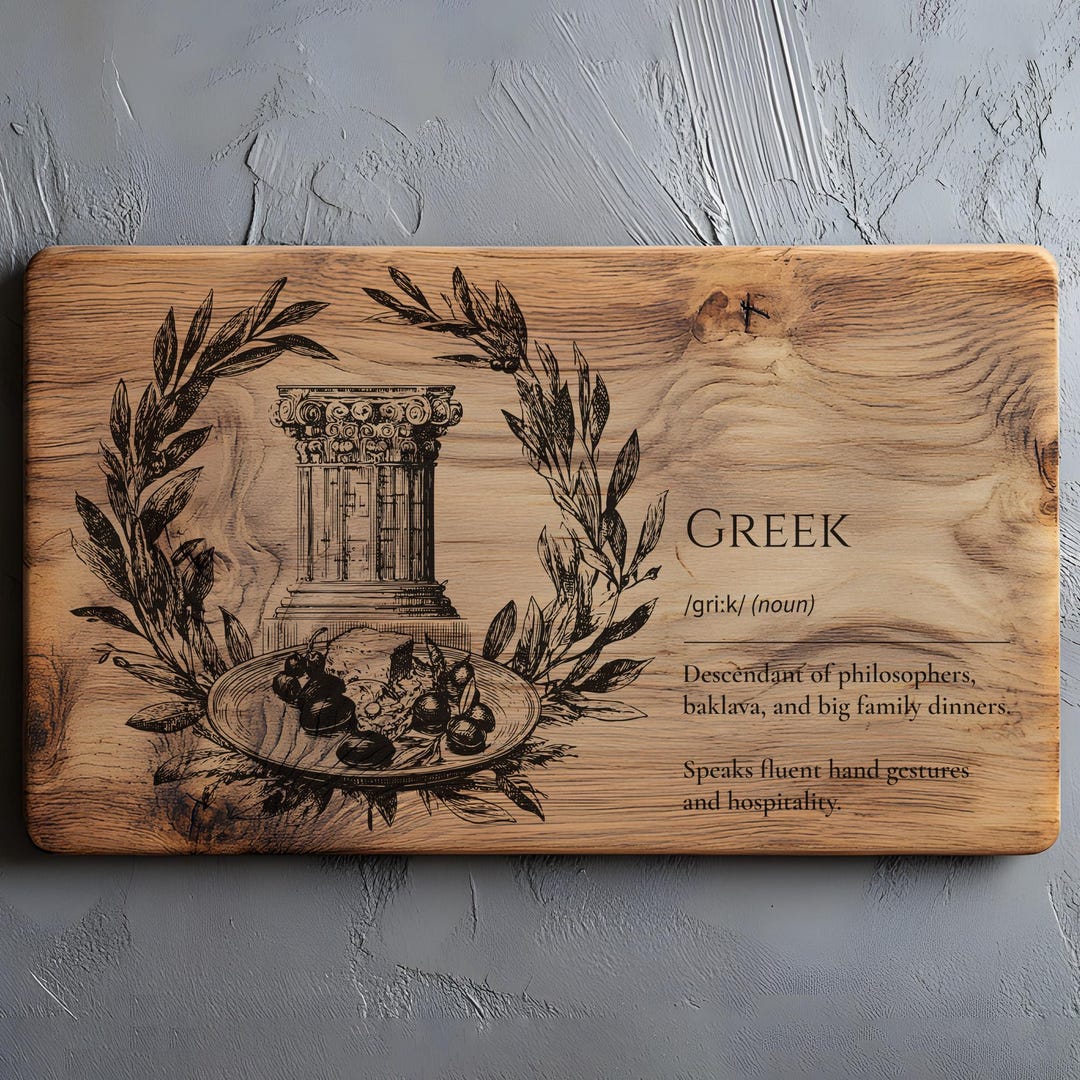Greek Definition Sign SVG PNG – Olive Branch Svg, Hellenic Decor ...