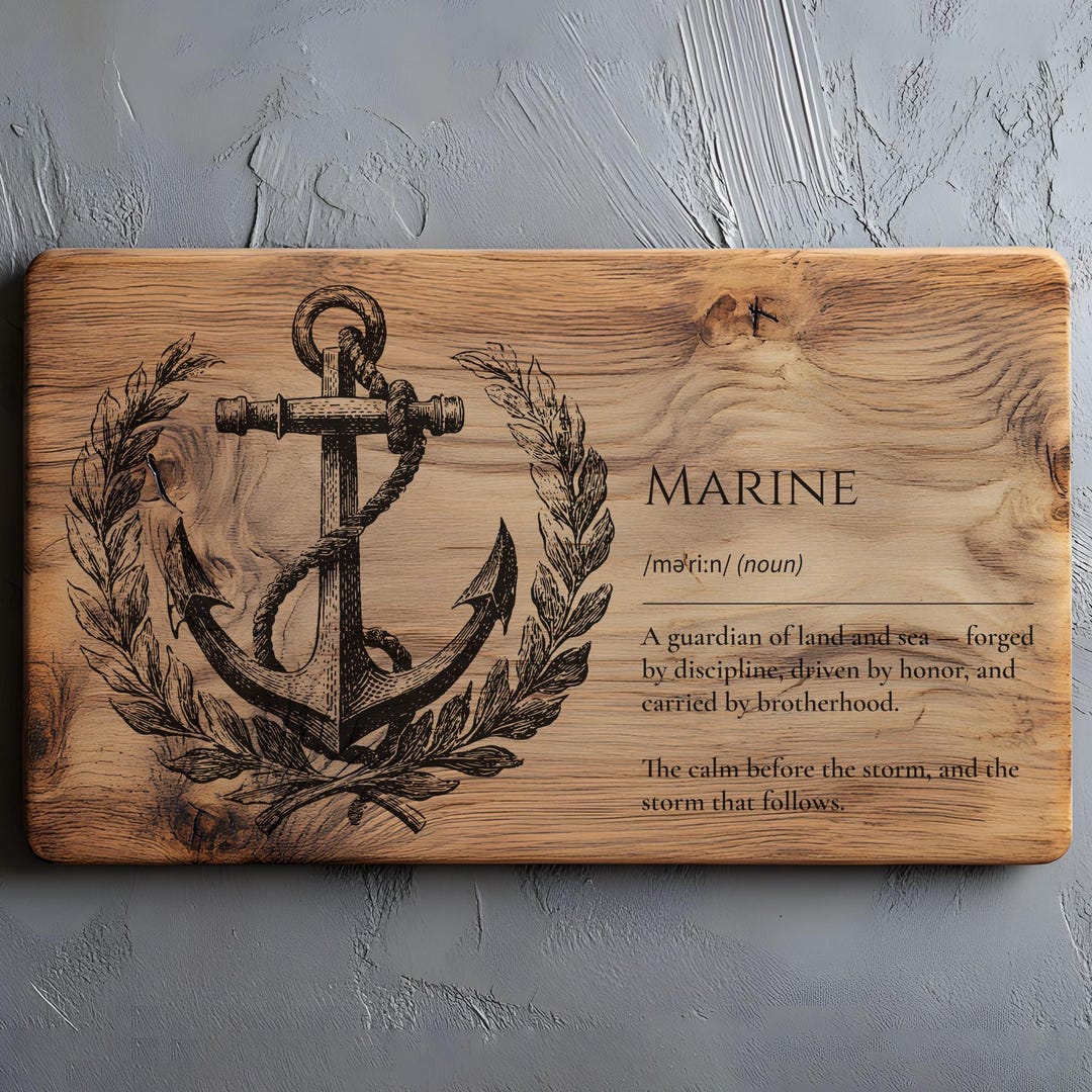 Marine Definition Laser Engrave SVG, PNG, US Marine Corps Svg ...