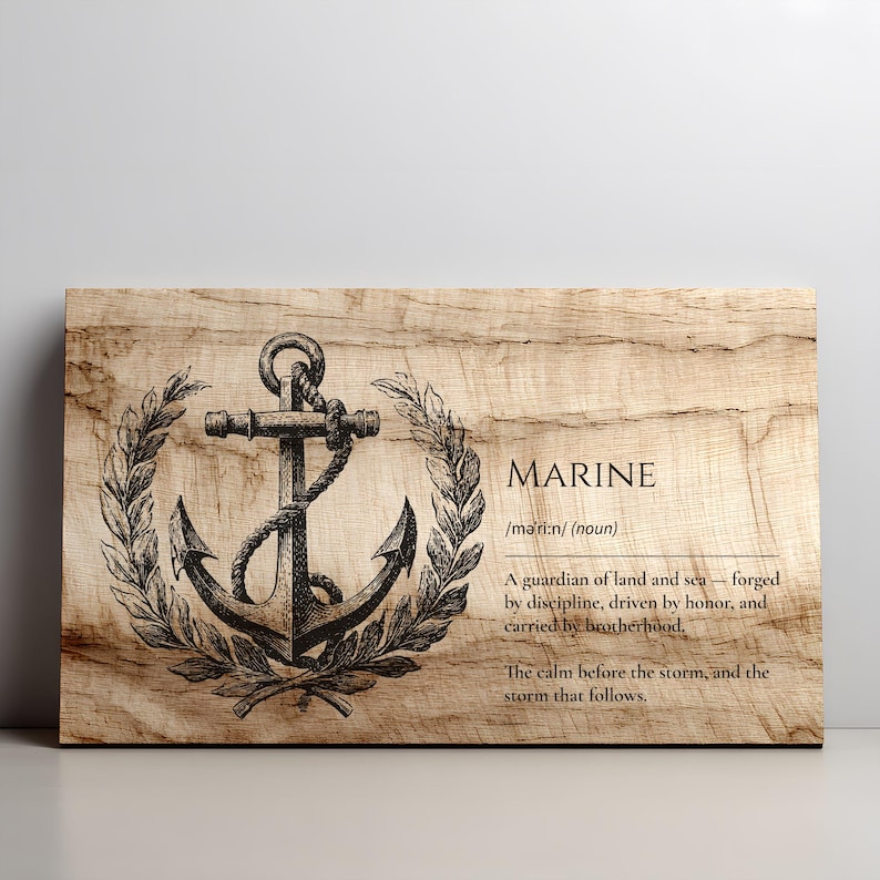 Marine Definition Laser Engrave SVG, PNG, US Marine Corps Svg ...