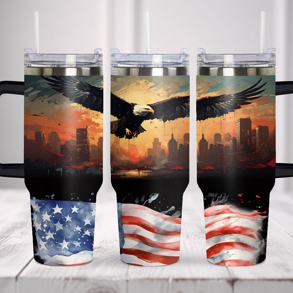 American Flag Stanley - Etsy